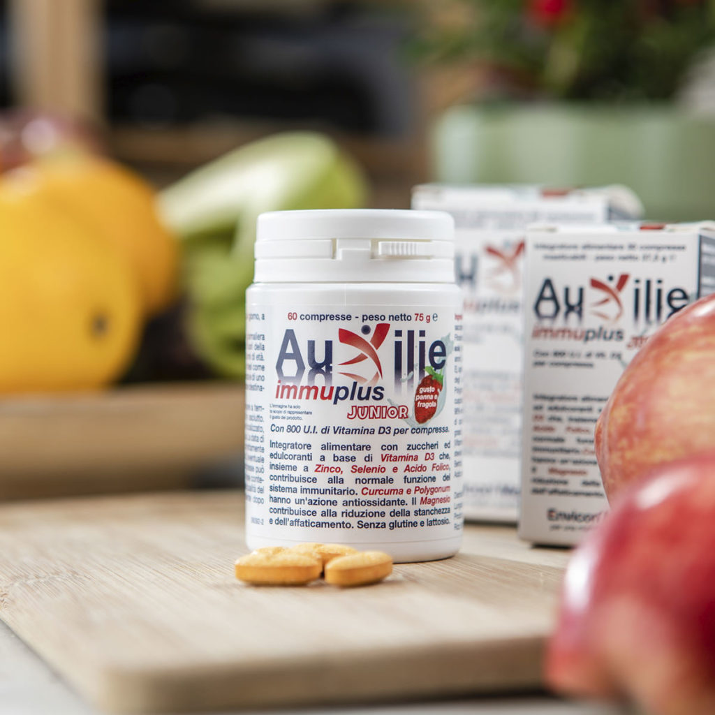 Integratore Immunomodulante Auxilie® Immuplus Junior 60 Compresse ...